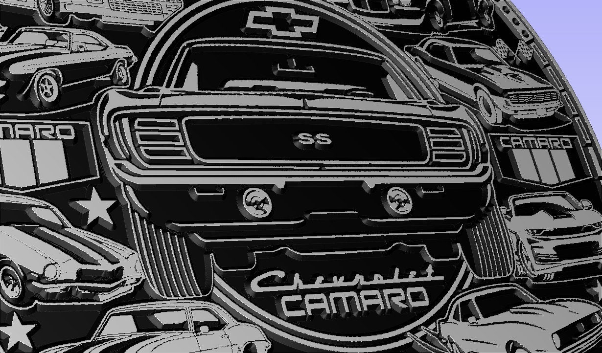 Chevrolet Camaro Plaque - SVG, DXF, EPS File - Etsy