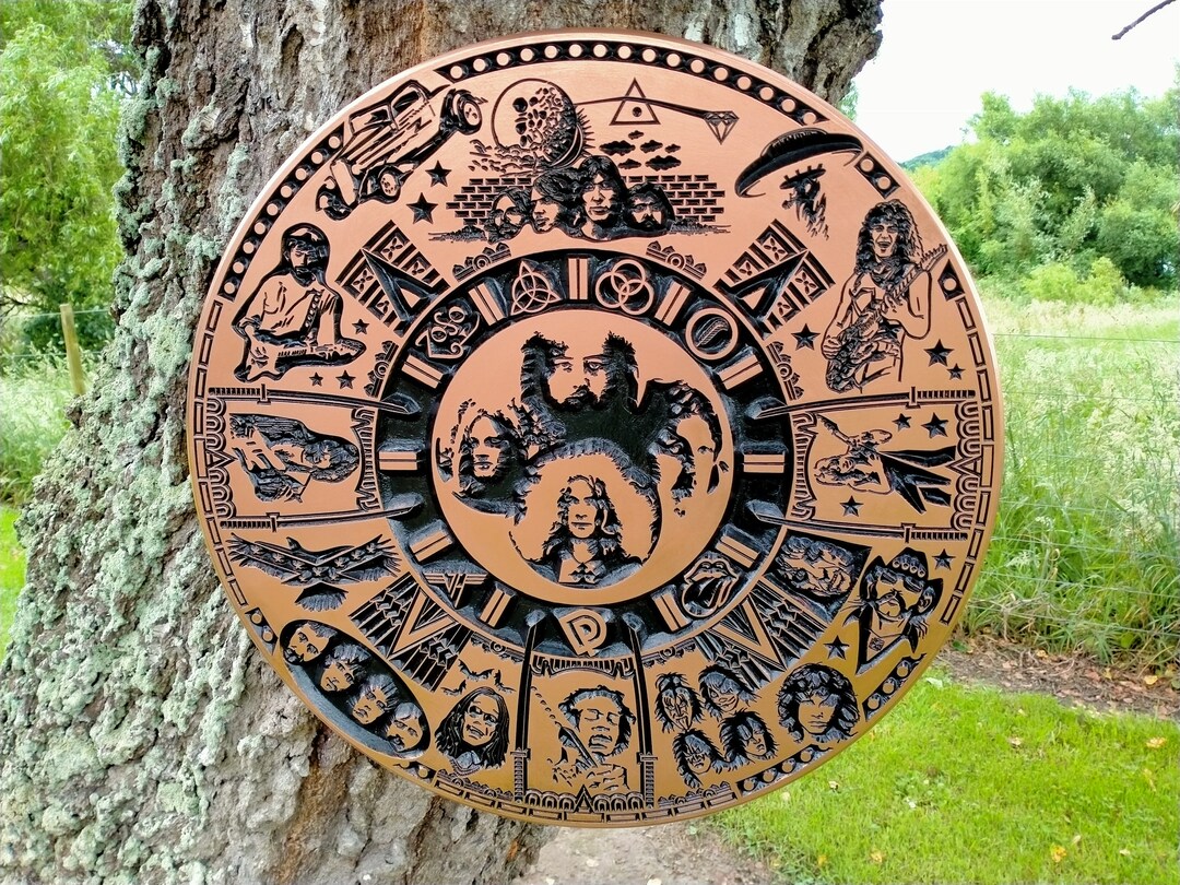 Classic Rock Aztec Calendar - SVG, DXF, EPS File - Etsy