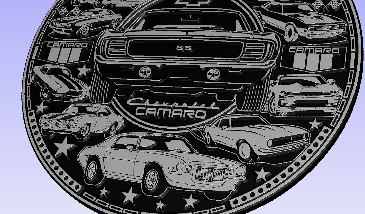 Chevrolet Camaro Plaque - SVG, DXF, EPS File - Etsy