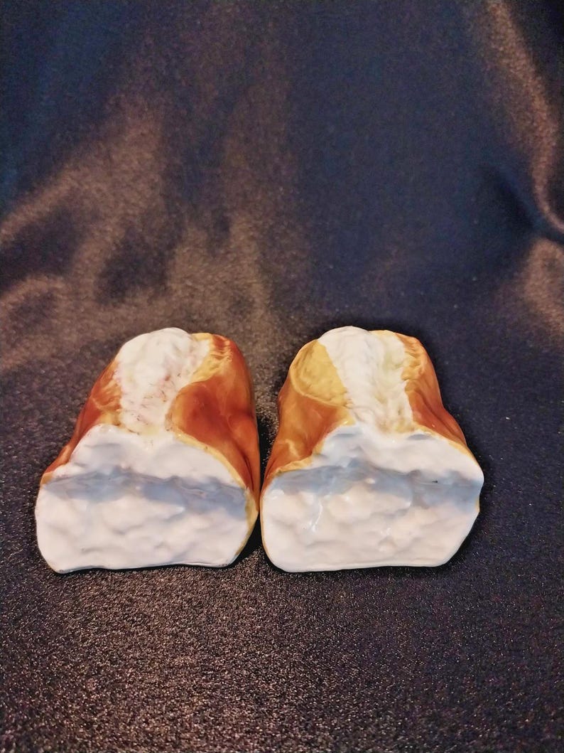 Vtg Inarco Parisiane French Bread Ceramic Salt & Pepper Shaker Set Rare ...