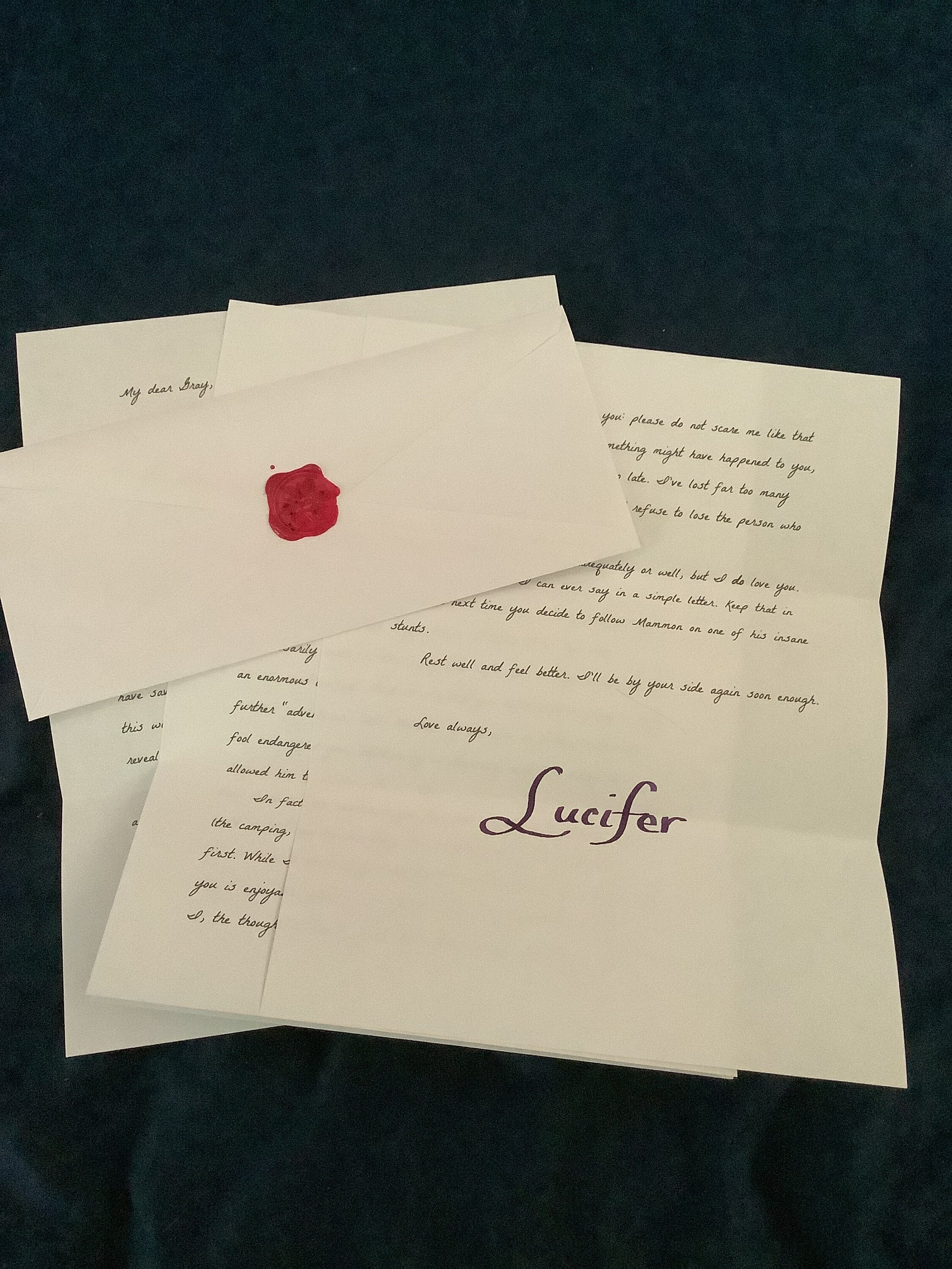 Obey Me Character Letters - Etsy