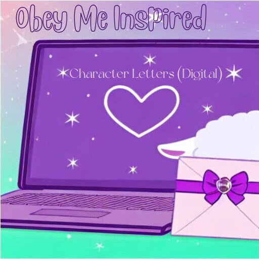 Obey Me-inspired Character Letters digital Edition - Etsy