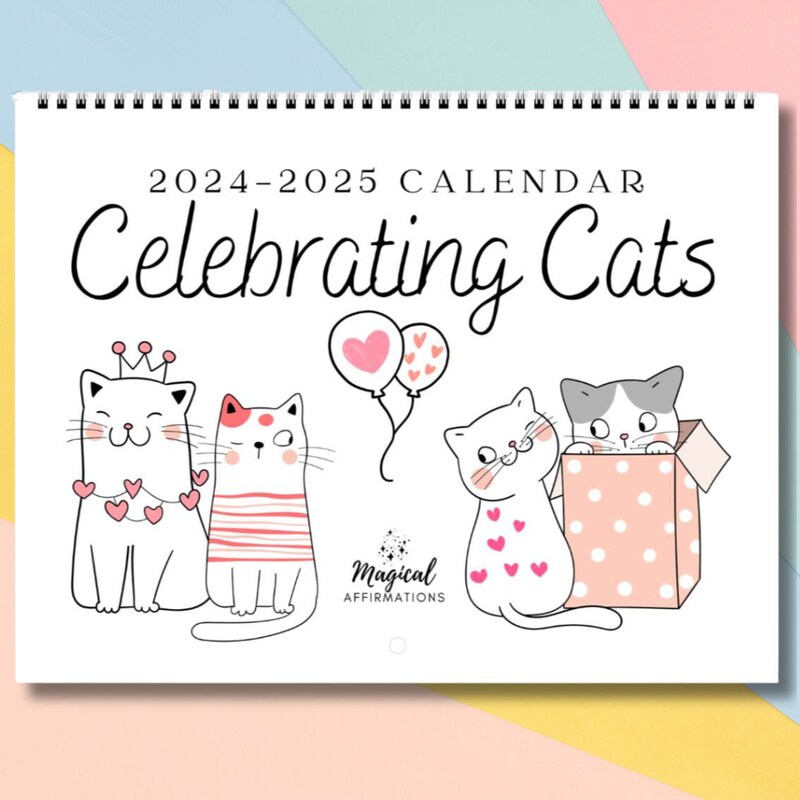 Cat Calendar - Etsy