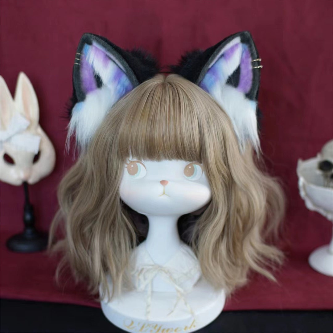 Cute Cat Ears Ragdoll Ear Headband Handmade Furry Cat Ear - Etsy