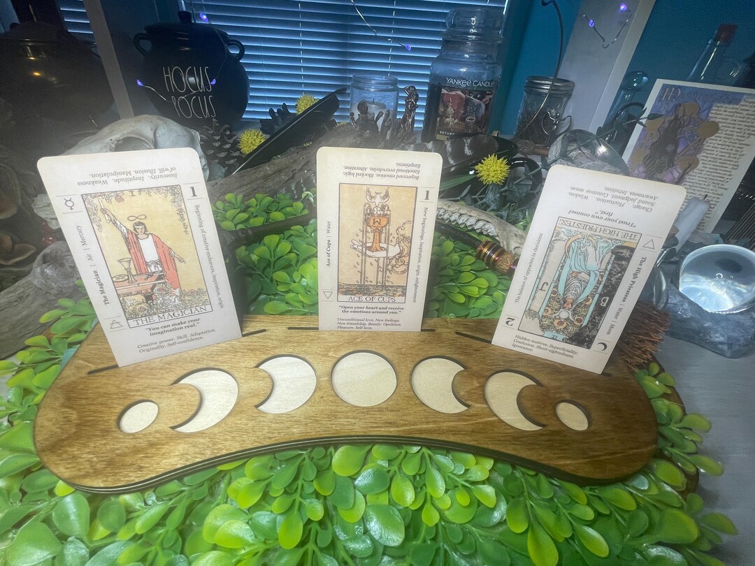 Triple Card Tarot Stand - Etsy