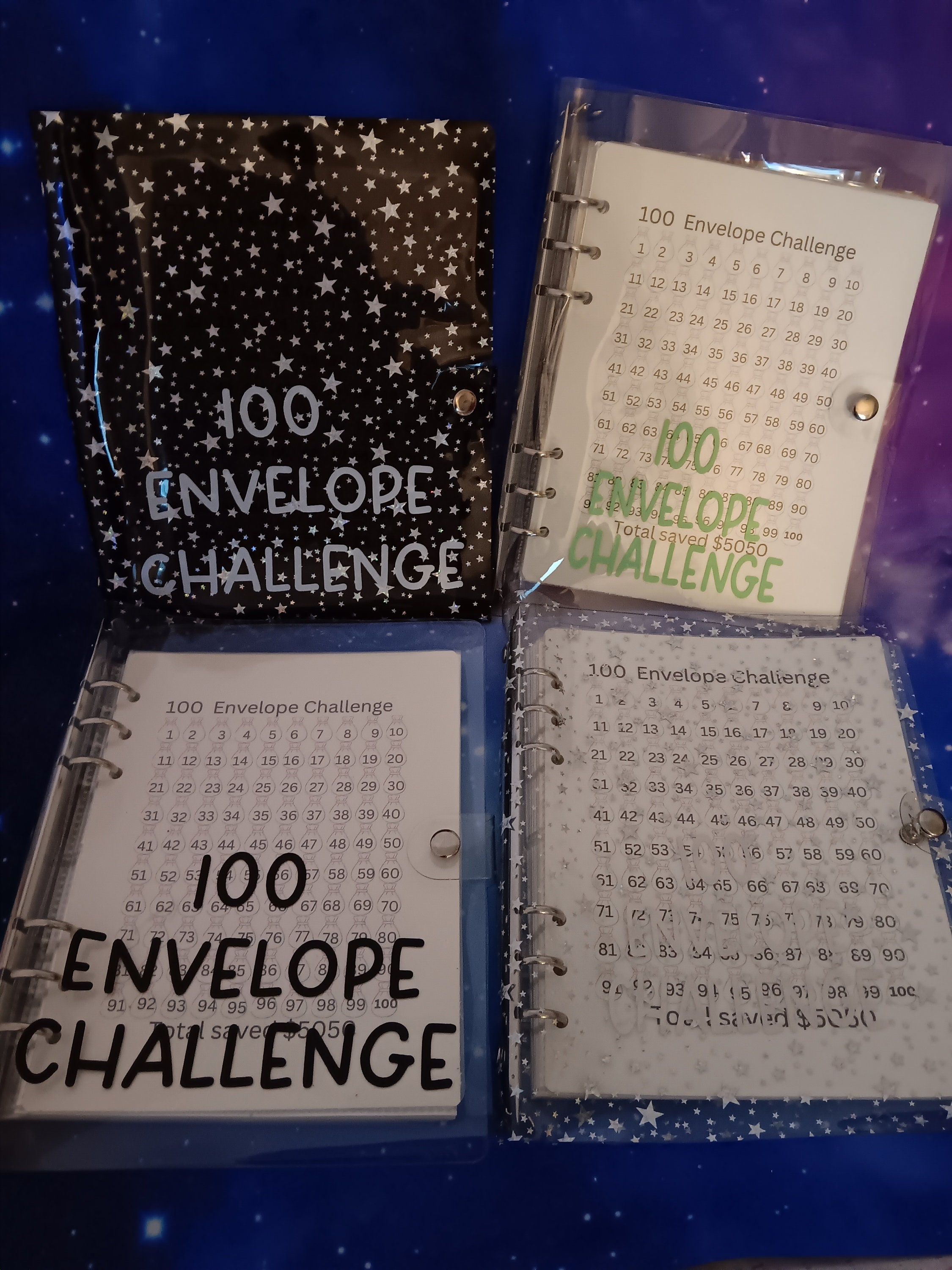 100 Envelope Challenge Binder A5 PVC Binder Saving Binder - Etsy