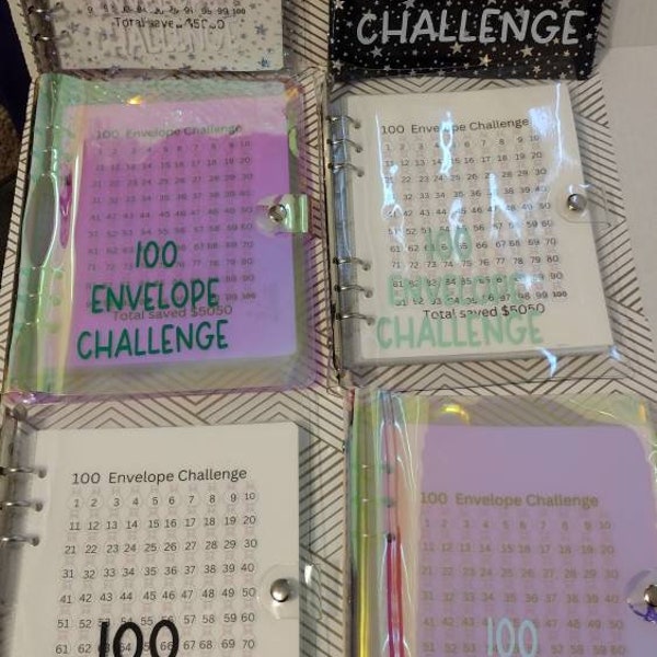 100 Envelope Challenge Binder Etsy Australia