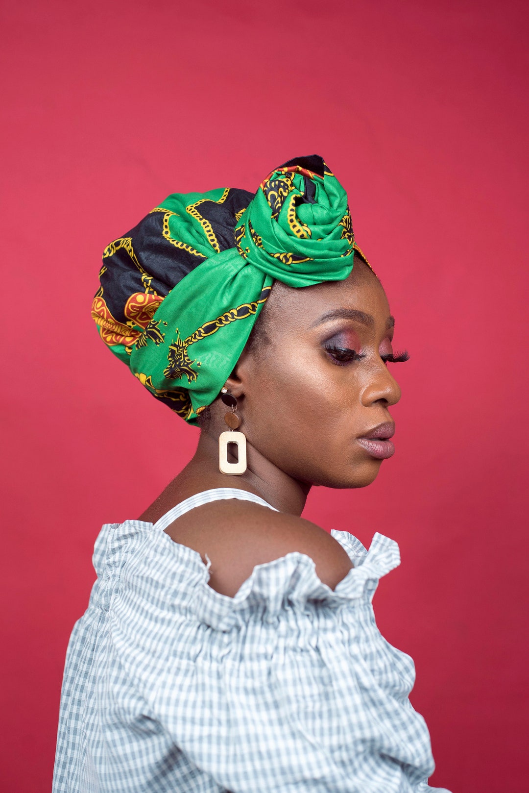 Satin Lined Head Wrap - Etsy