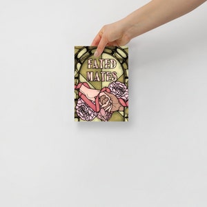 Book Tropes Fated Mates Poster Bookish Wall Art Stained Glass Book Gift ...