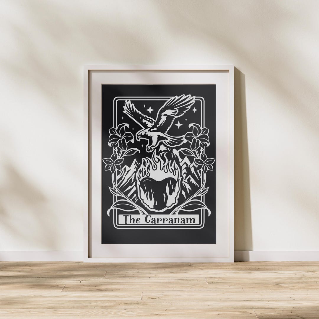 Throne of Glass Wall Art Sarah J Maas ACOTAR Merch the Carranam Poster ...