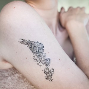 Six of Crows Tattoo the Dregs No Mourners Ketterdam Crow Club Temporary ...