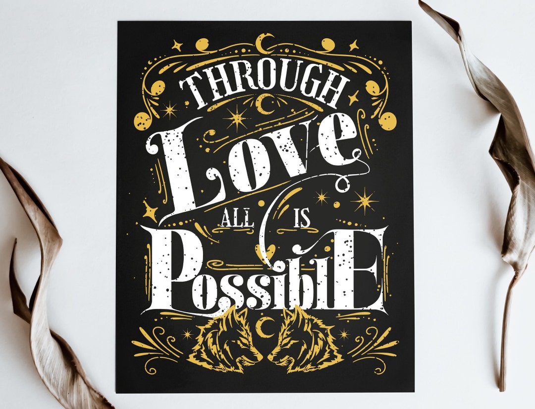 Crescent City Merch Sarah J Maas Bryce Quinlan Poster Booktok Ruhn ...