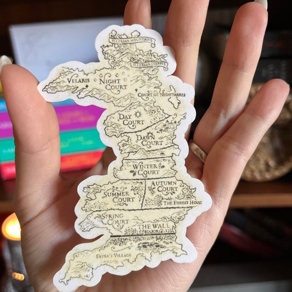 Acotar Map Stickers - Etsy