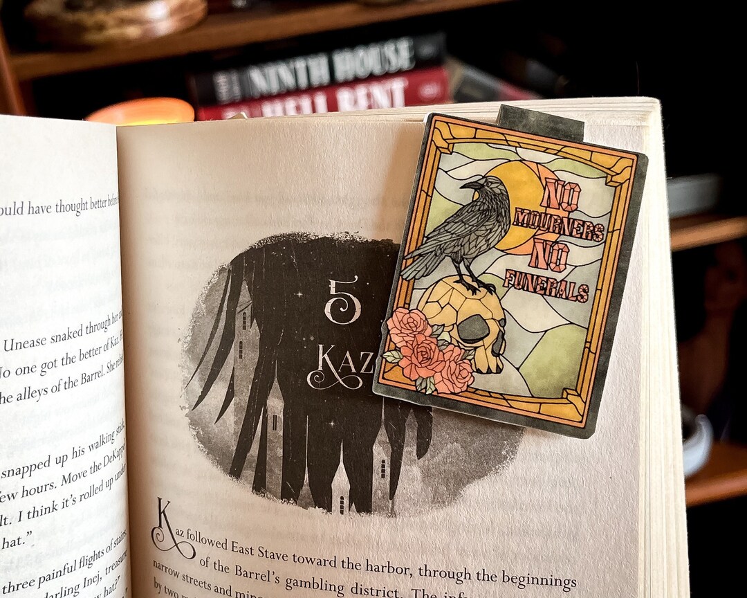 Magnetic Bookmark Six of Crows No Mourners No Funerals Cute Bookmark ...