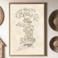 Map of Erilea: Throne of Glass - Etsy Canada
