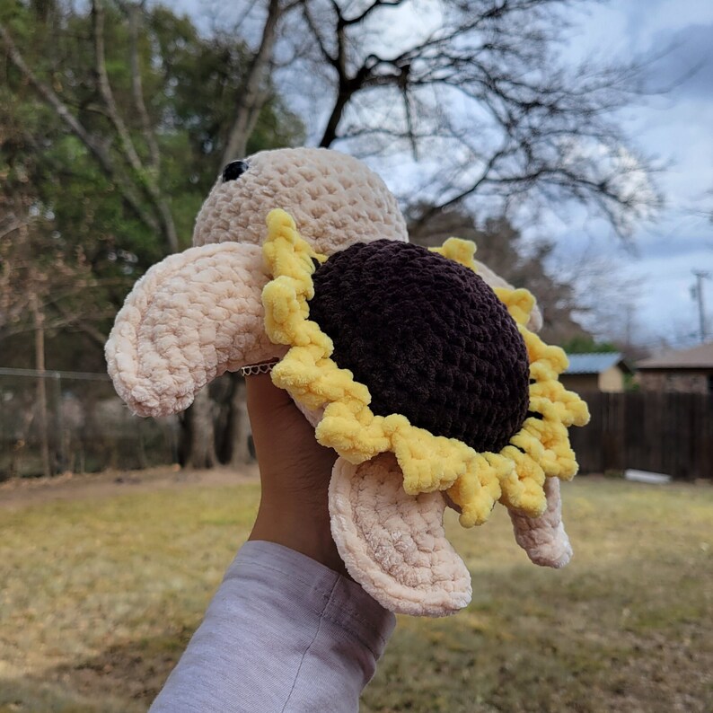 Crochet Sunflower Turtle/ Gift - Etsy