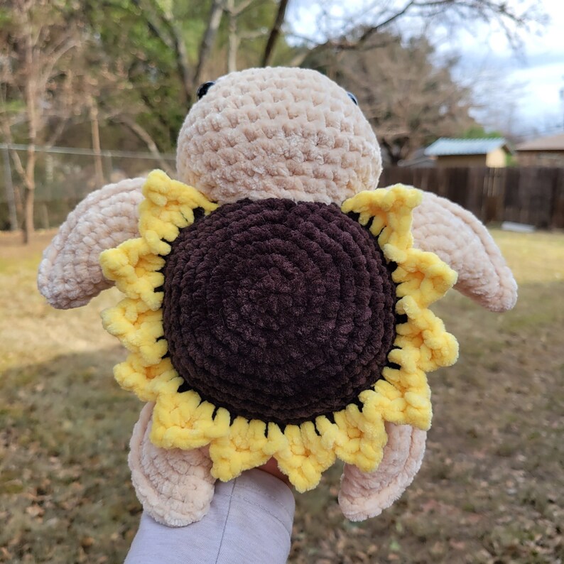 Crochet Sunflower Turtle/ Gift - Etsy