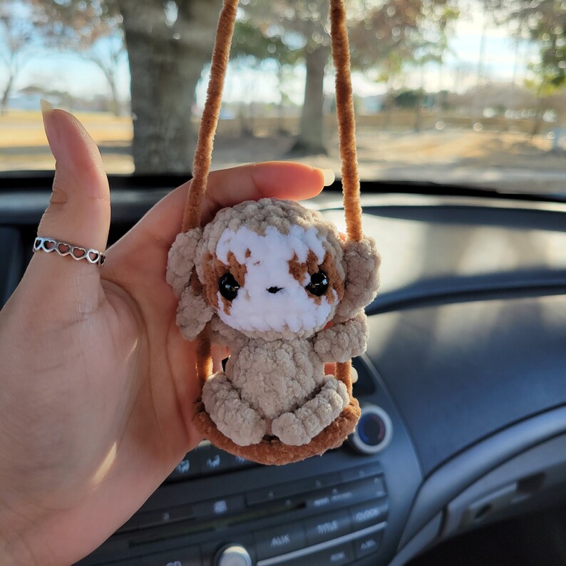 Swinging Crochet Sloth | Car Decor | Rear View Mirror Accessories | Car ...