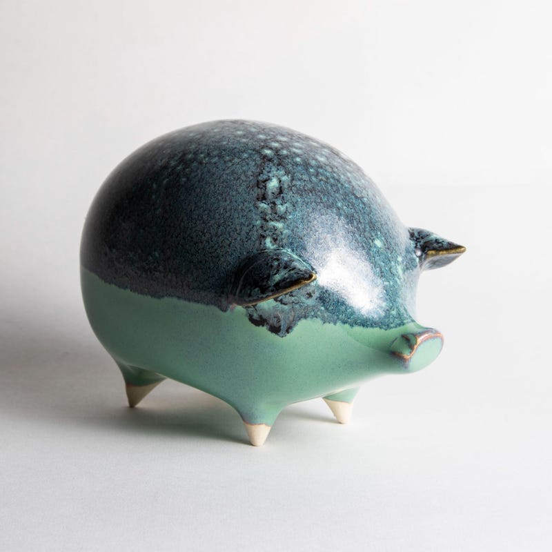 Handmade Piggy Bank - Etsy