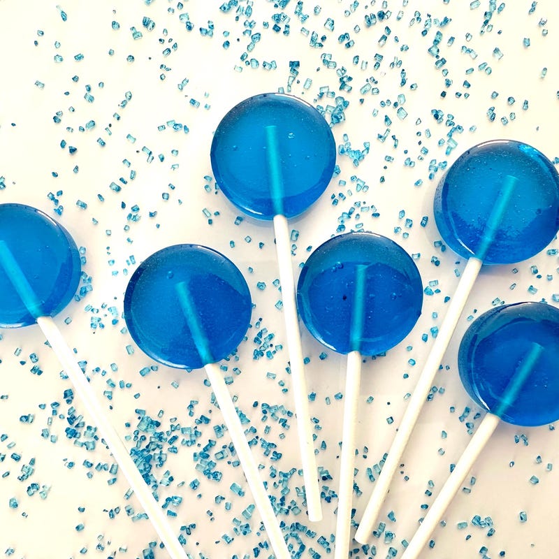Blue Lollipops - Etsy