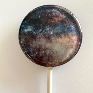 Set/12 Space and Galaxy Theme Kids Birthday Party Favor Lollipops to ...