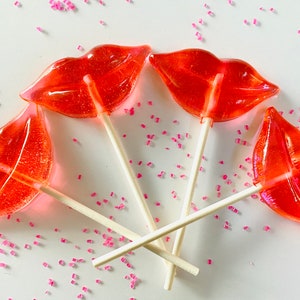Lips Shaped Candy Lollipops: Big Juicy Lips - Bachelorette Party Favors ...