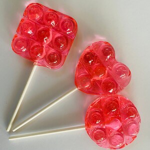 Pop It Lollipops: Fidget Inspired Colorful Birthday Party Favors ...