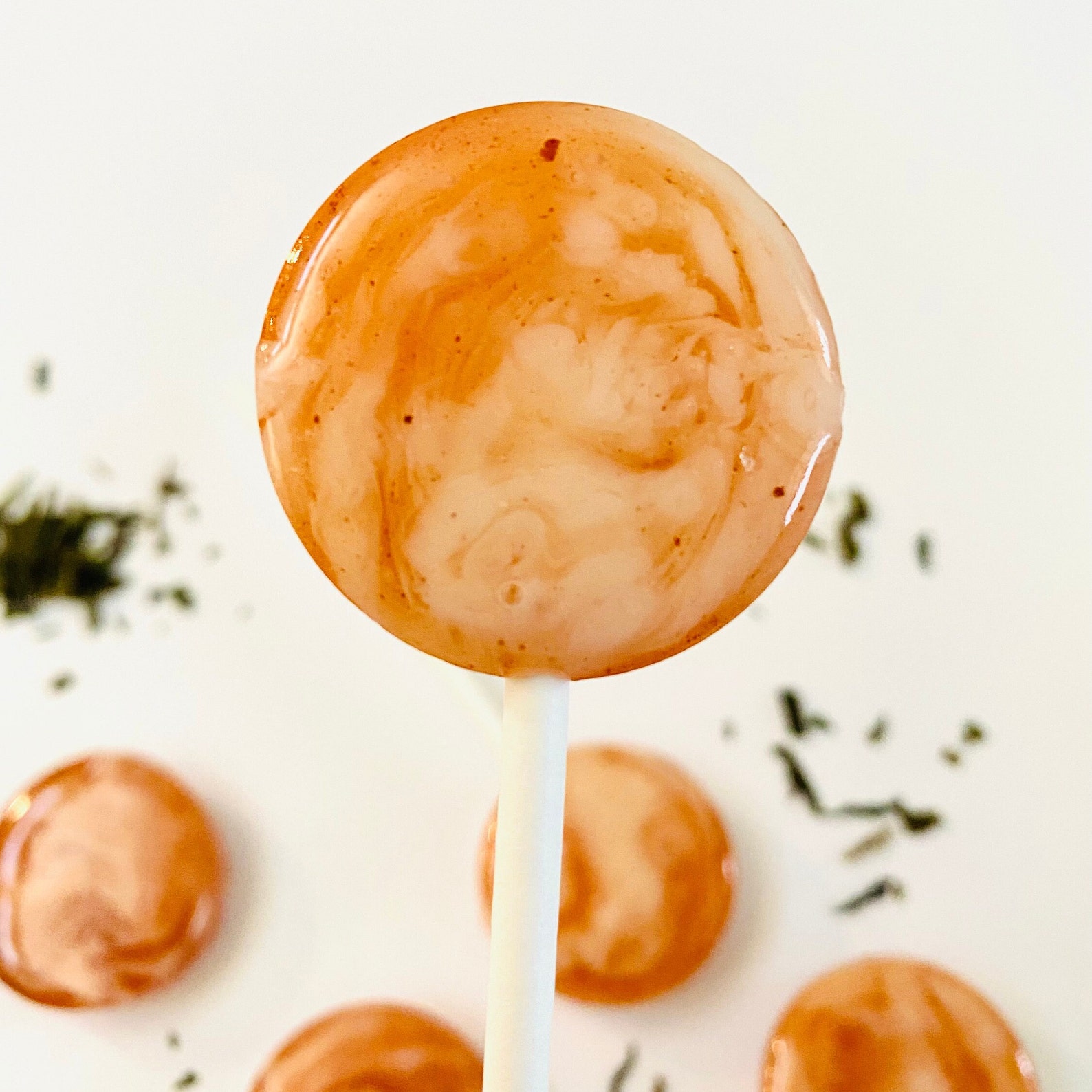 Peach Iced Tea Lollipop: Summer Fun - Hard Candy - Party Favors - (set ...