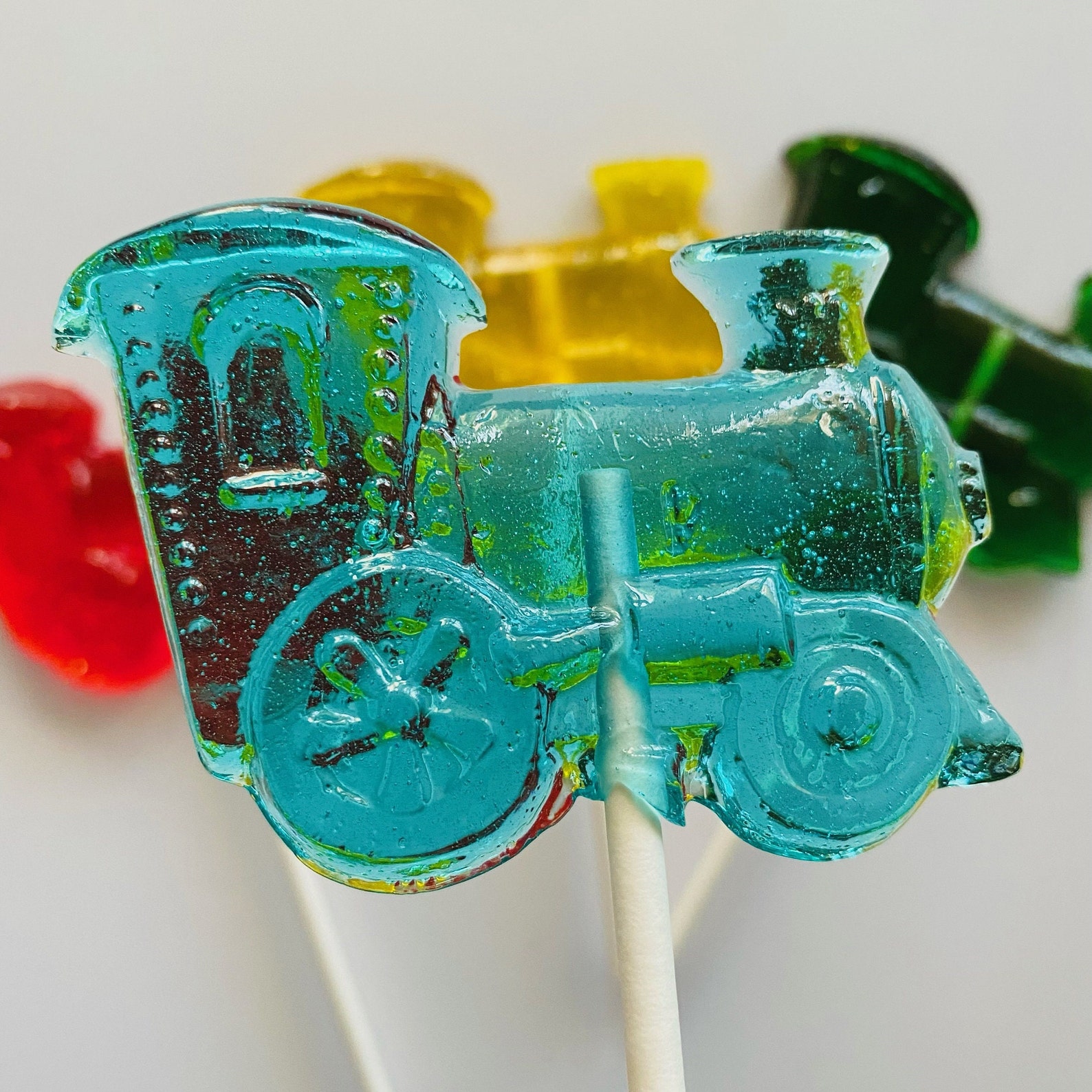 Train Lollipops: Choo-choo Themed Candy - Kids Birthday Party Favors ...