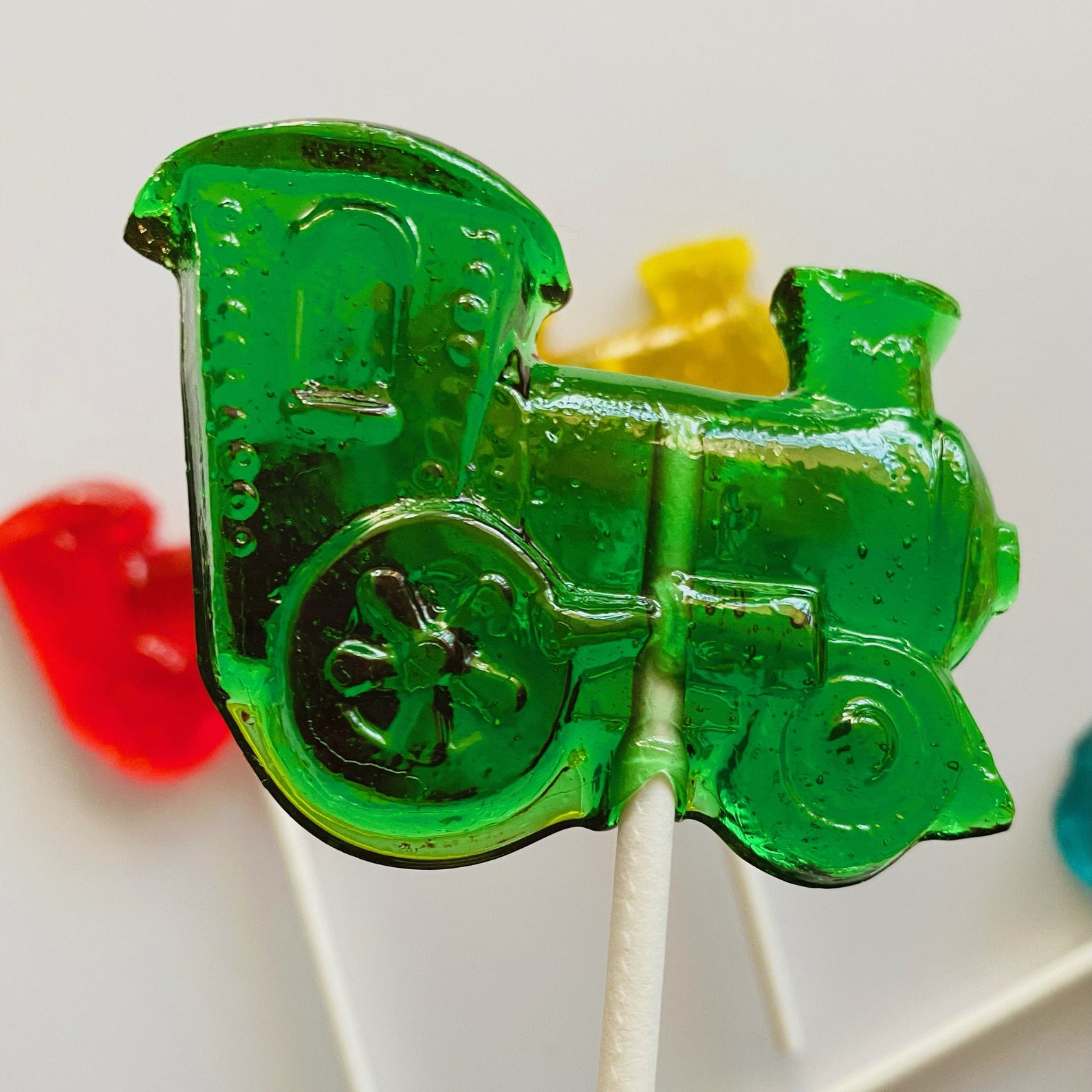 Train Lollipops: Choo-choo Themed Candy - Kids Birthday Party Favors ...
