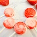 Set/16 Strawberry and Cream Lollipops Hard Candy Lollipop Birthday ...