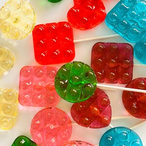 Pop It Lollipops: Fidget Inspired Colorful Birthday Party Favors ...