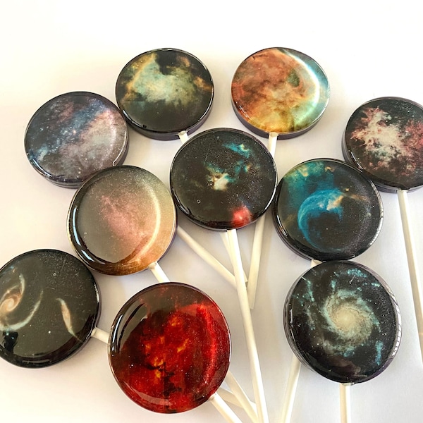 Galaxy Lollipops - Etsy