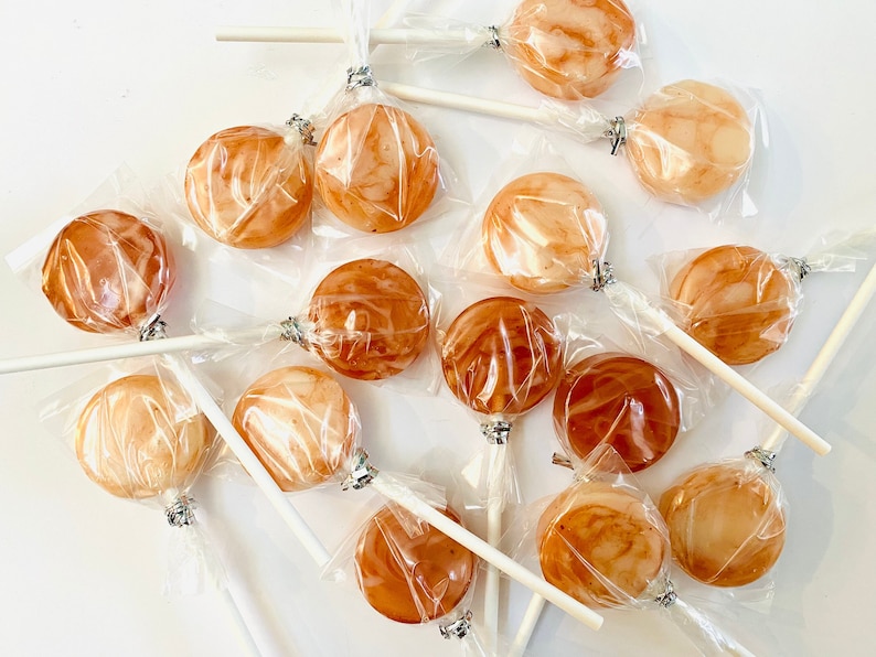 Peach Iced Tea Lollipop: Summer Fun - Hard Candy - Party Favors - (set ...