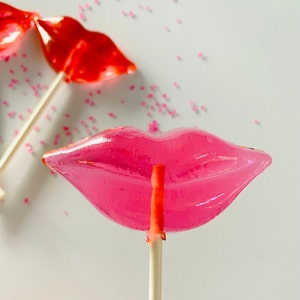 Lips Shaped Candy Lollipops: Big Juicy Lips - Bachelorette Party Favors ...