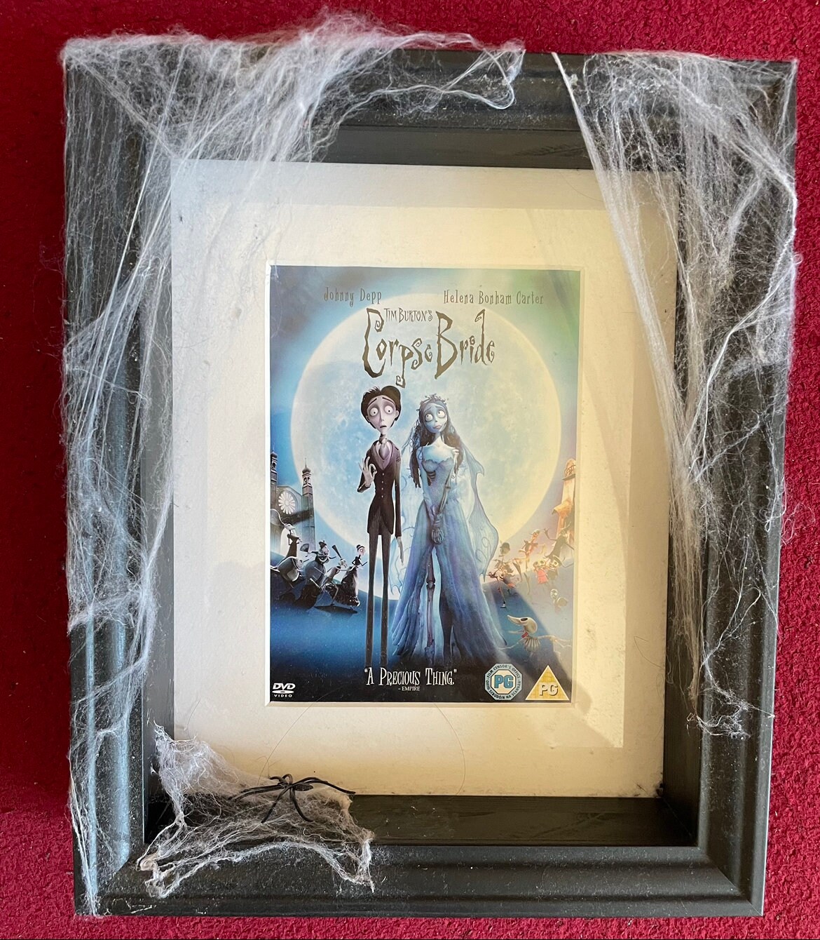 Custom Photo Frame - Corpse’s Bride - Emily With Cobweb Design - Etsy