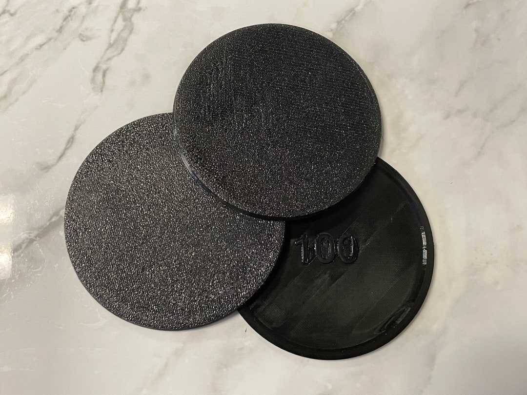 100mm Round Plastic Bases for Models, Roleplaying Games Miniatures ...