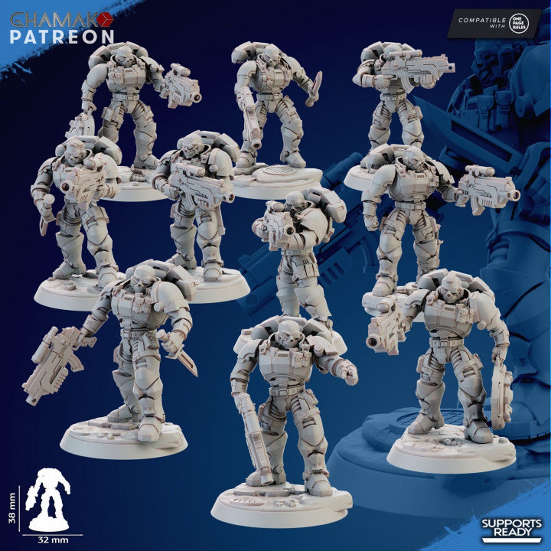 Fantasy Miniature Imperator's Incursor Set of 10 - Etsy