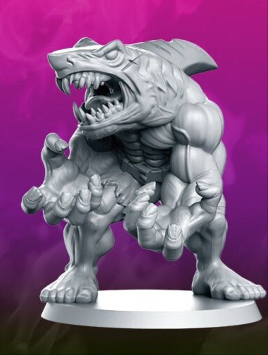 Fantasy Football Star Player Shark Hulk - Etsy