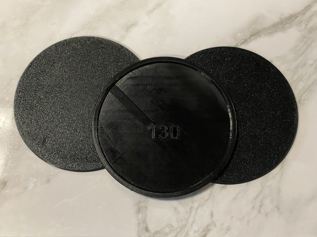 130mm Round Plastic Bases for Models Roleplaying Games - Etsy