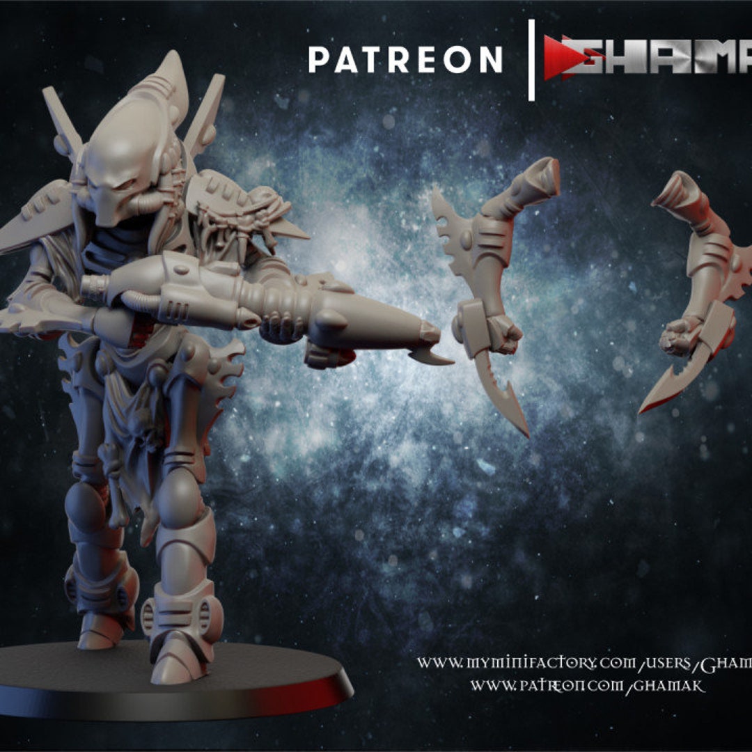 Fantasy Miniature Space Elf Elda Wraiths - Etsy