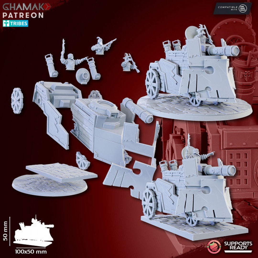 Fantasy Miniature Empire Steam Tank - Etsy