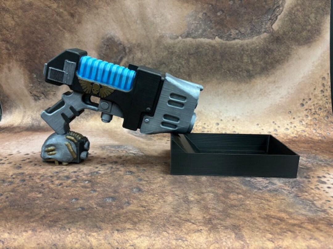 Warhammer 40K Plasma Gun Dice Roller 3D Printed Dice Tower PLA Plastic ...