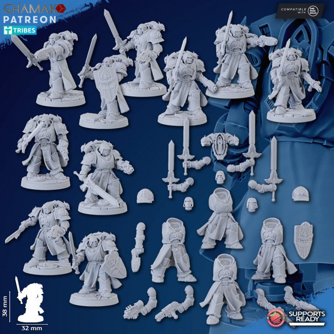 Fantasy Miniature Vengeful Angels Veterans Set of 10 - Etsy Australia