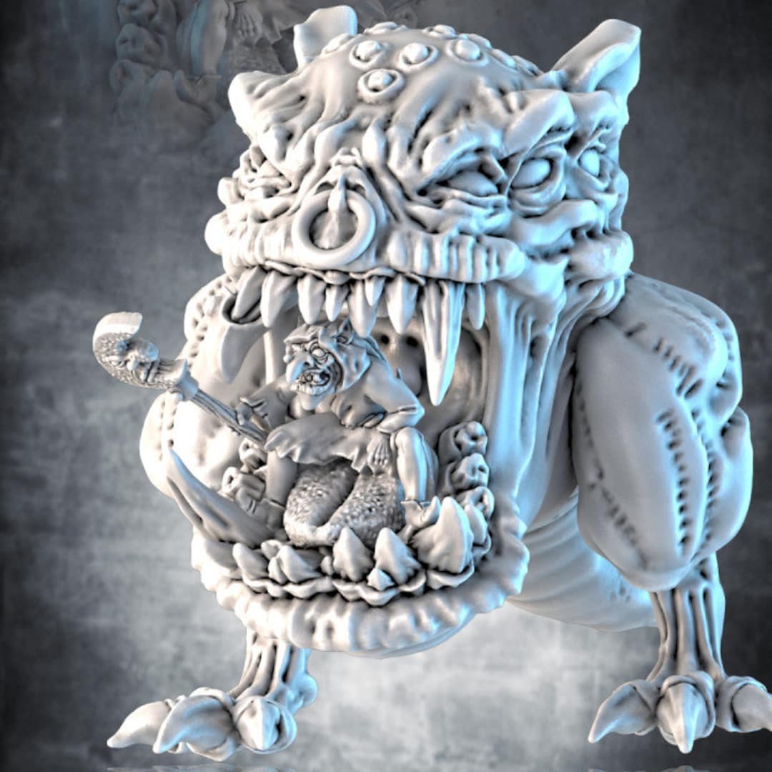 Fantasy Miniature Squig Master Orkz - Etsy