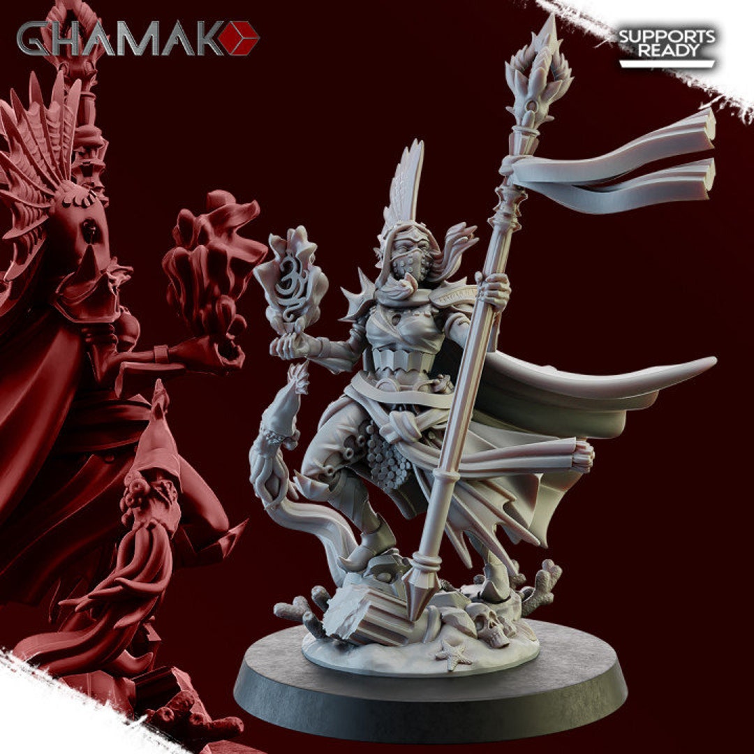 Fantasy Miniature Abyss Elves Lady Echo - Etsy