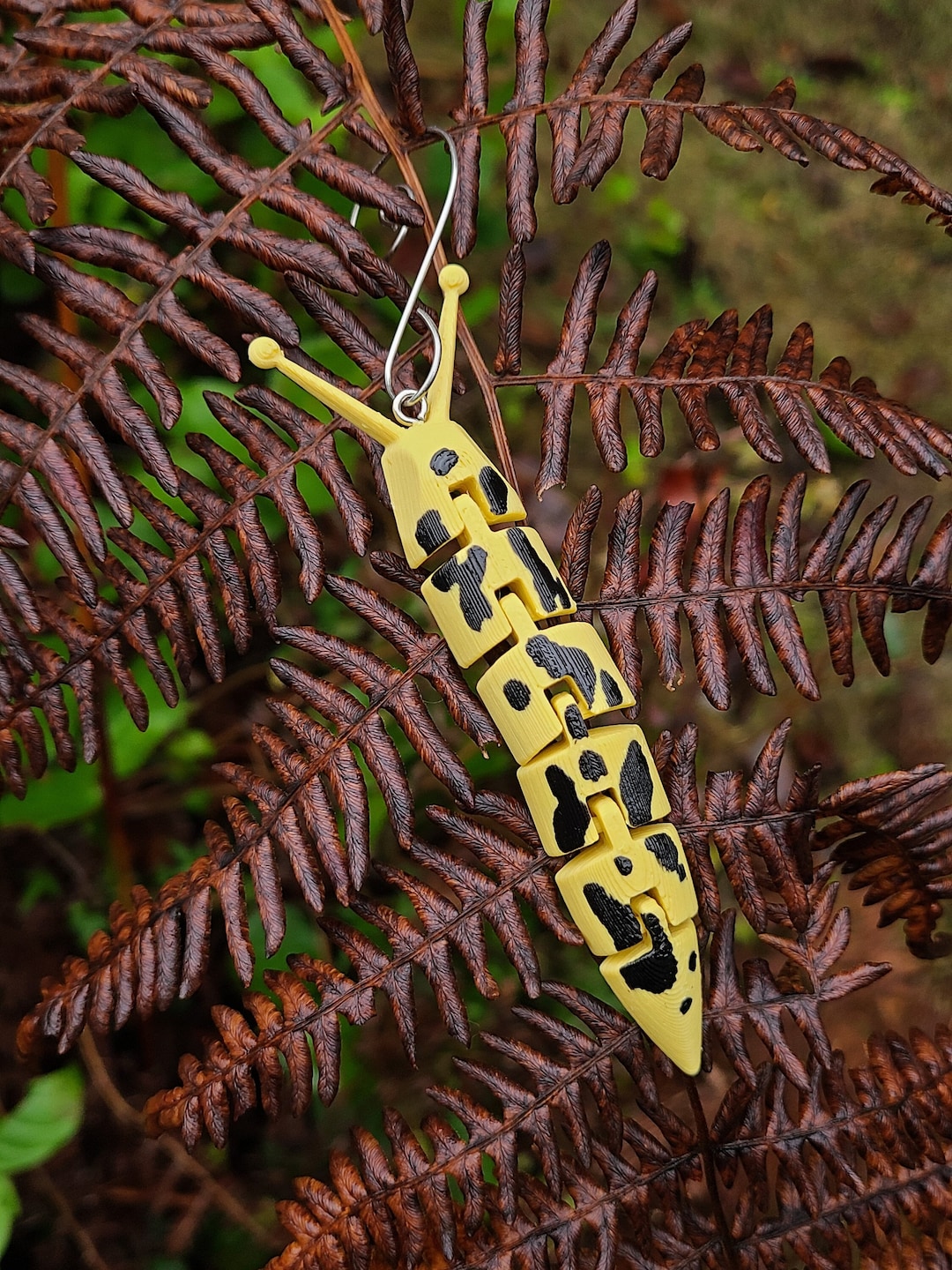 Articulated Slug Ornament | Fidget Bauble | Indoor Plant Charm Pot Pal ...