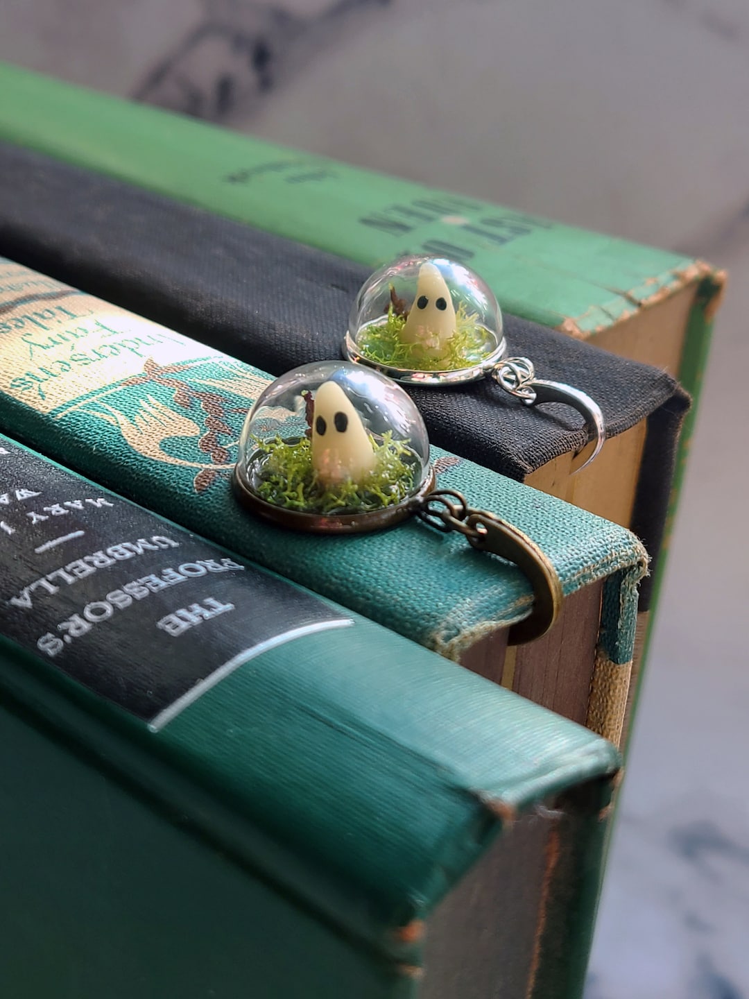 Adopt a Glow-in-the-dark Ghost Bookmark: Cottagecore Pet in a Jar - Etsy
