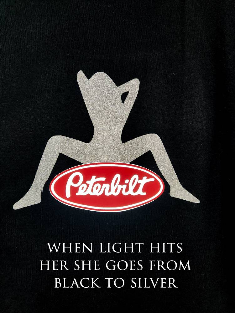 Peterbilt Trucker Girl T Shirt - Etsy