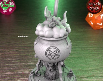 Dnd Cauldron Miniature - Etsy